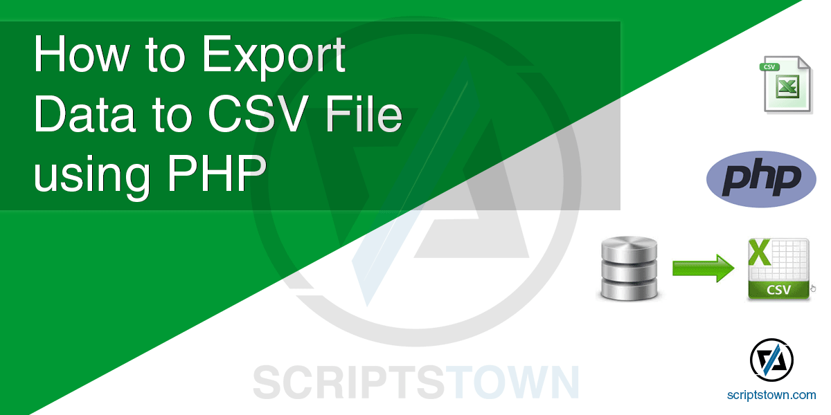How To Export Data Array To A CSV File Using PHP
